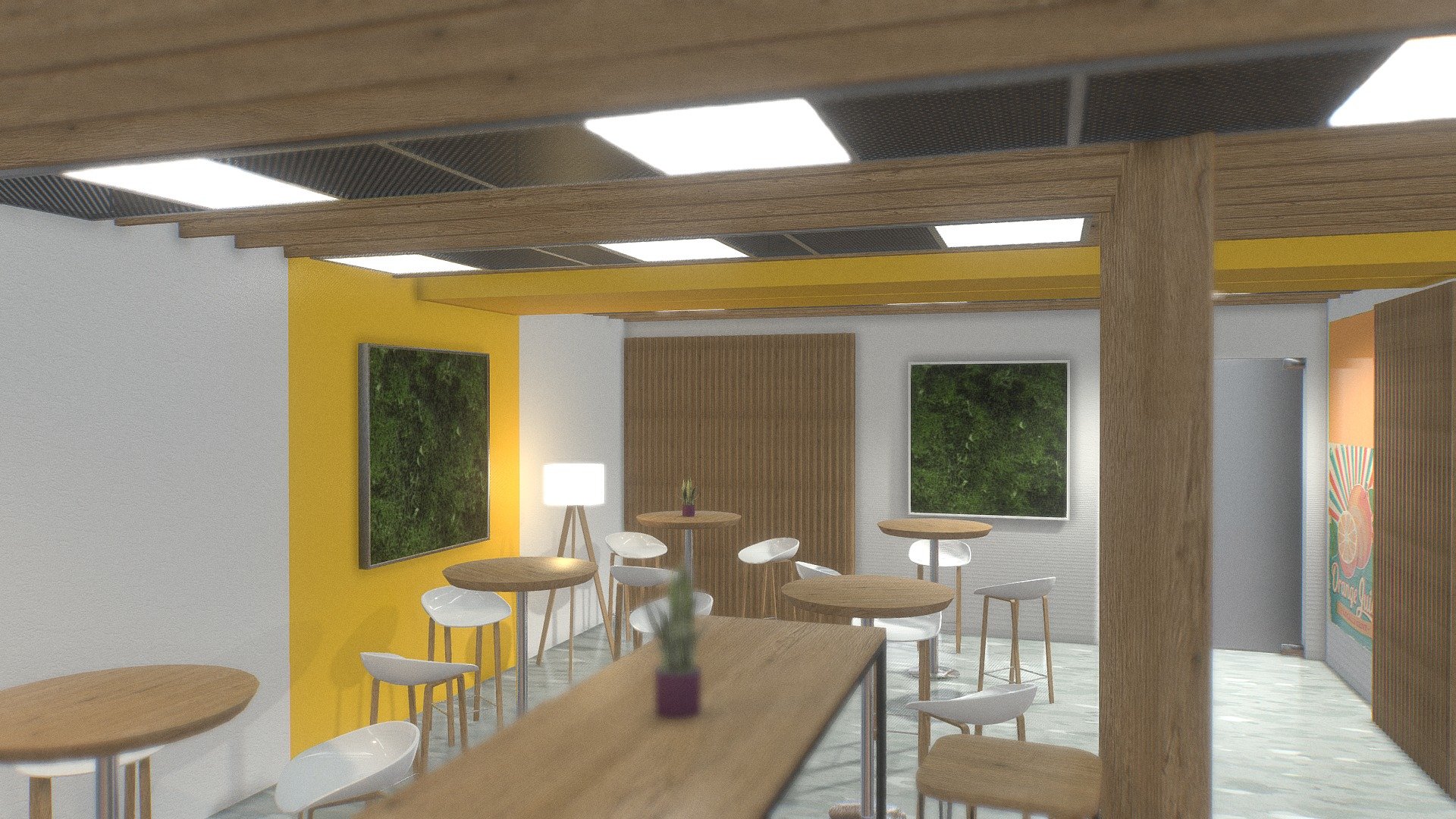 Newoffice Plan - Office Kitchen v2 - 3D model by Patrudoizero Design ...