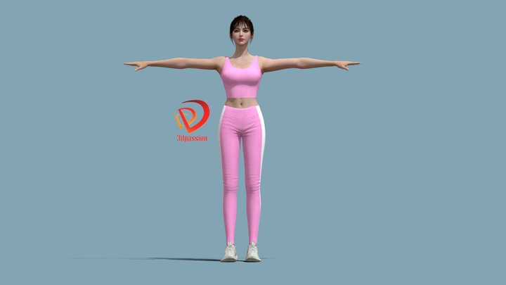 T-pose 3D models - Sketchfab