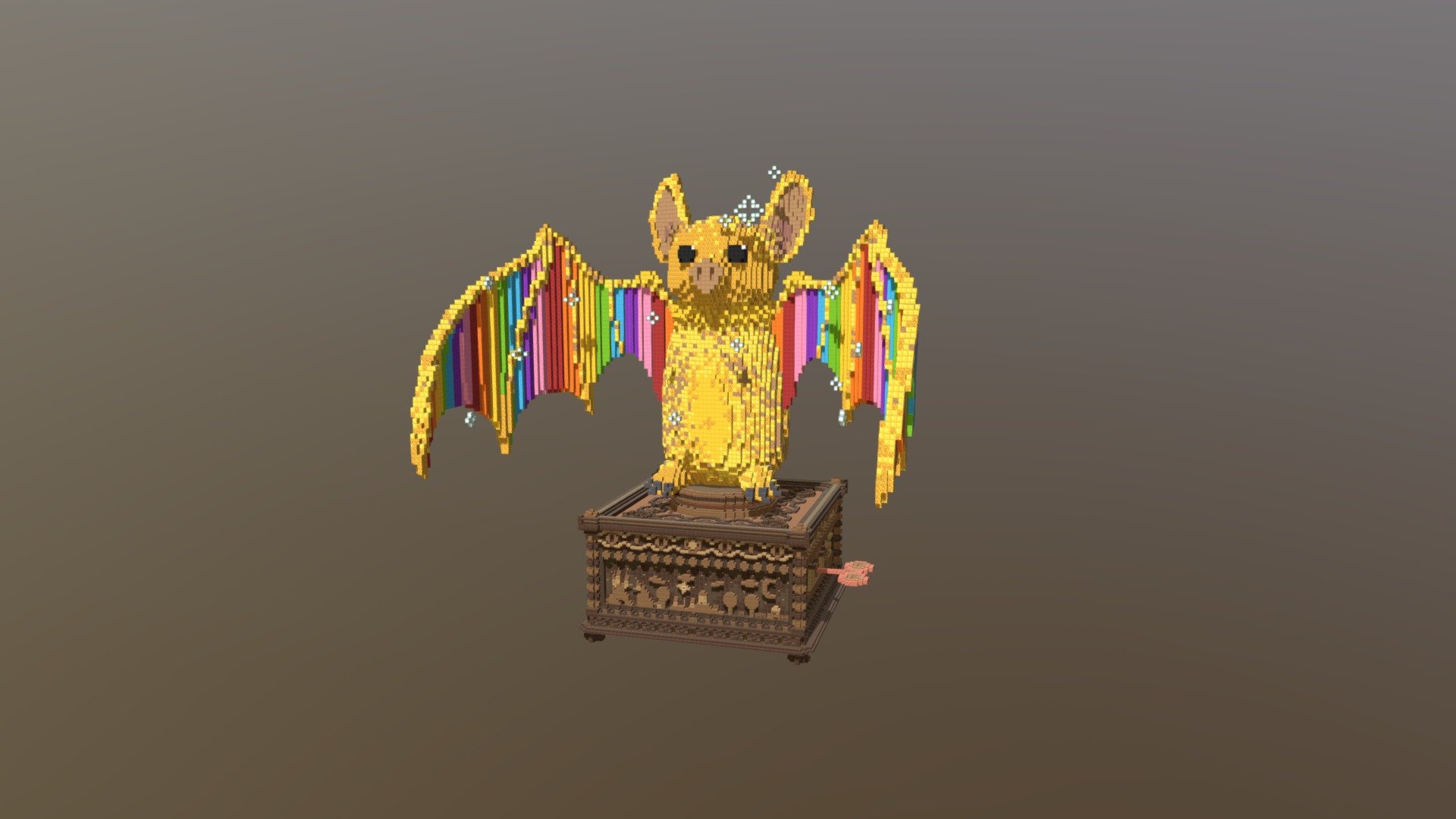 The Music box of Bat - V3 Rainbow - 3D model by Icariion [5bb8051 ...