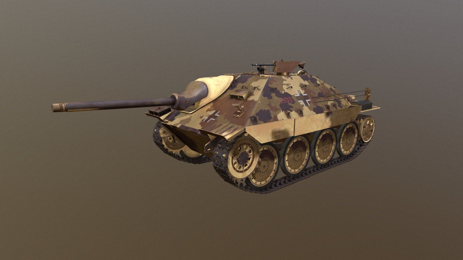 Jagdpanzer 38 - Hetzer Herbst camo - Buy Royalty Free 3D model by ...