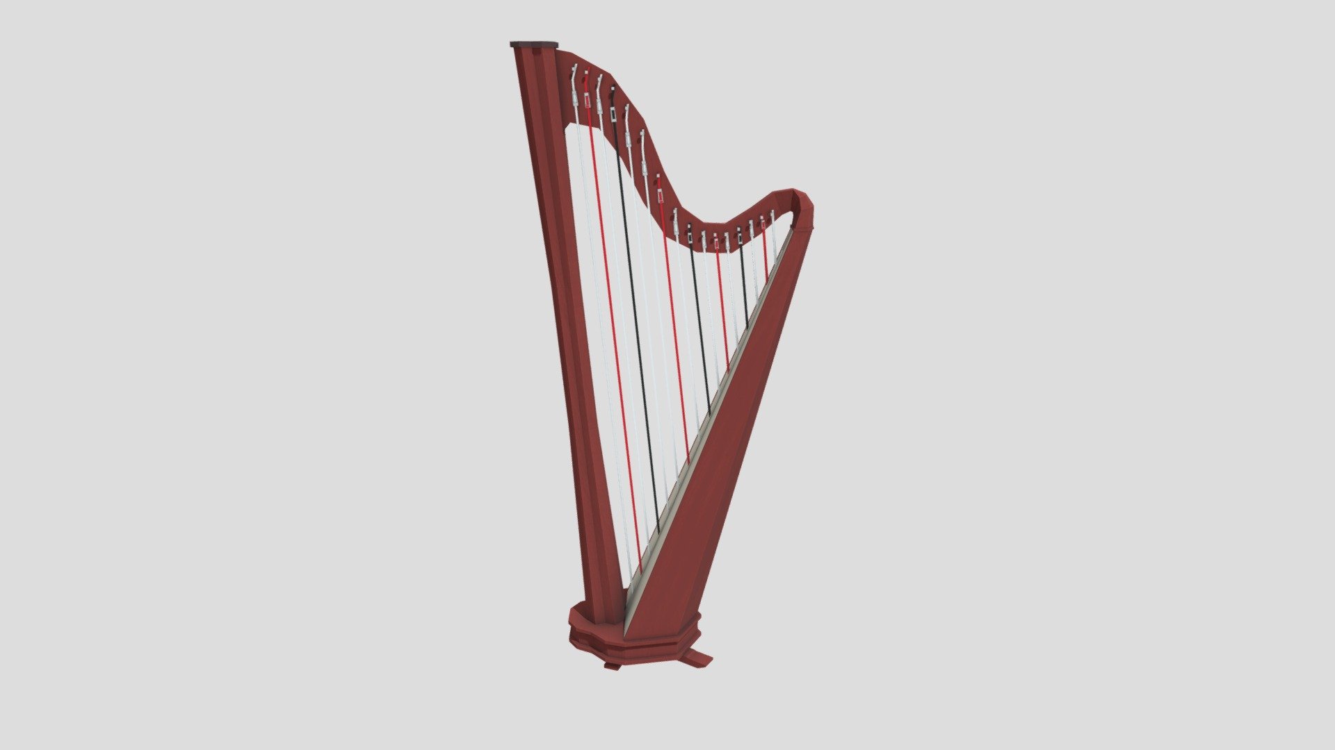 Harp - Download Free 3D model by neutralize [5bb8c45] - Sketchfab