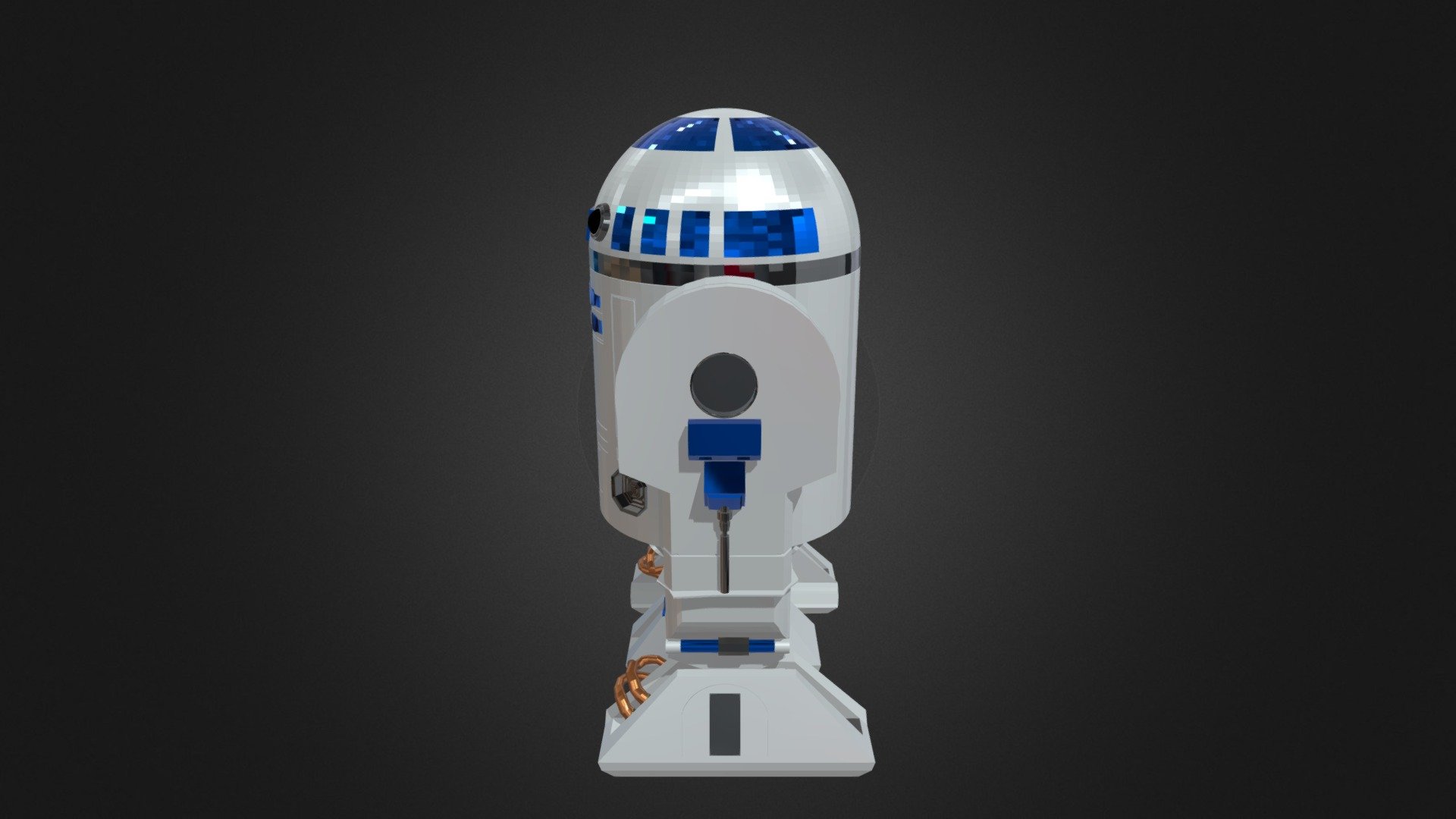R2-D2 - 3D model by ferdinando (@fernandoasfilho74) [5bb9ffc] - Sketchfab