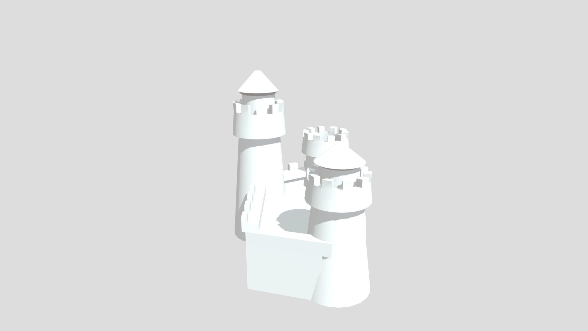 Fish Castle decoration - 3D model by Tes (@10965516_Tes) [5bba2e6 ...