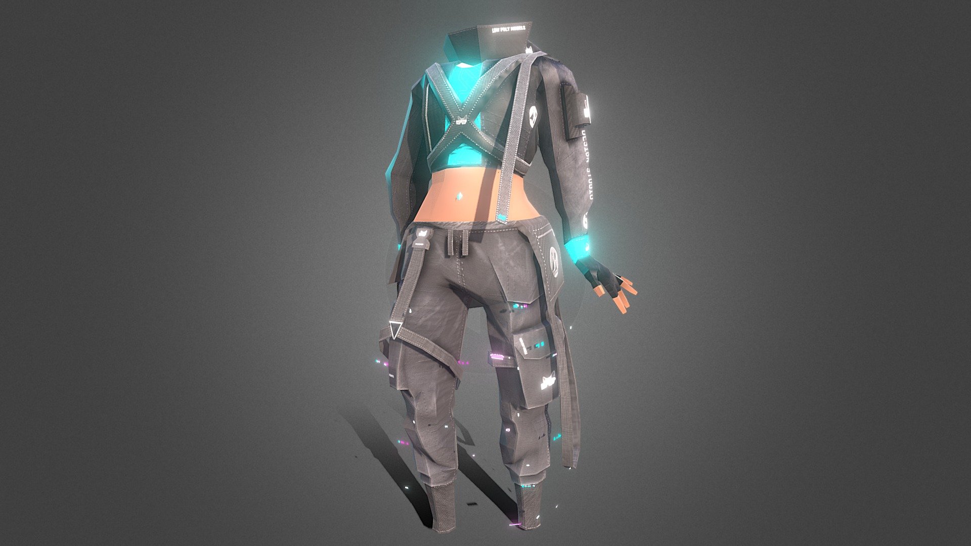 TechWear Outfit | Snatched - 3D model by Low Poly Models ...