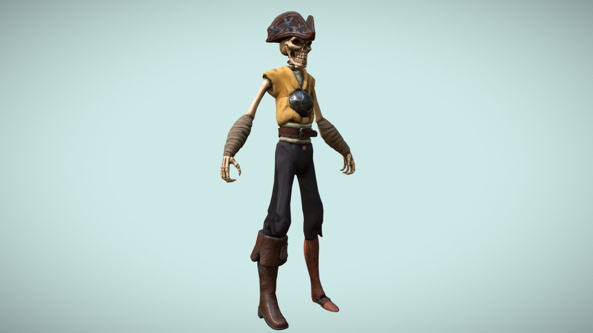 Pirate - 3D model by DRGarcia [5bbd960] - Sketchfab