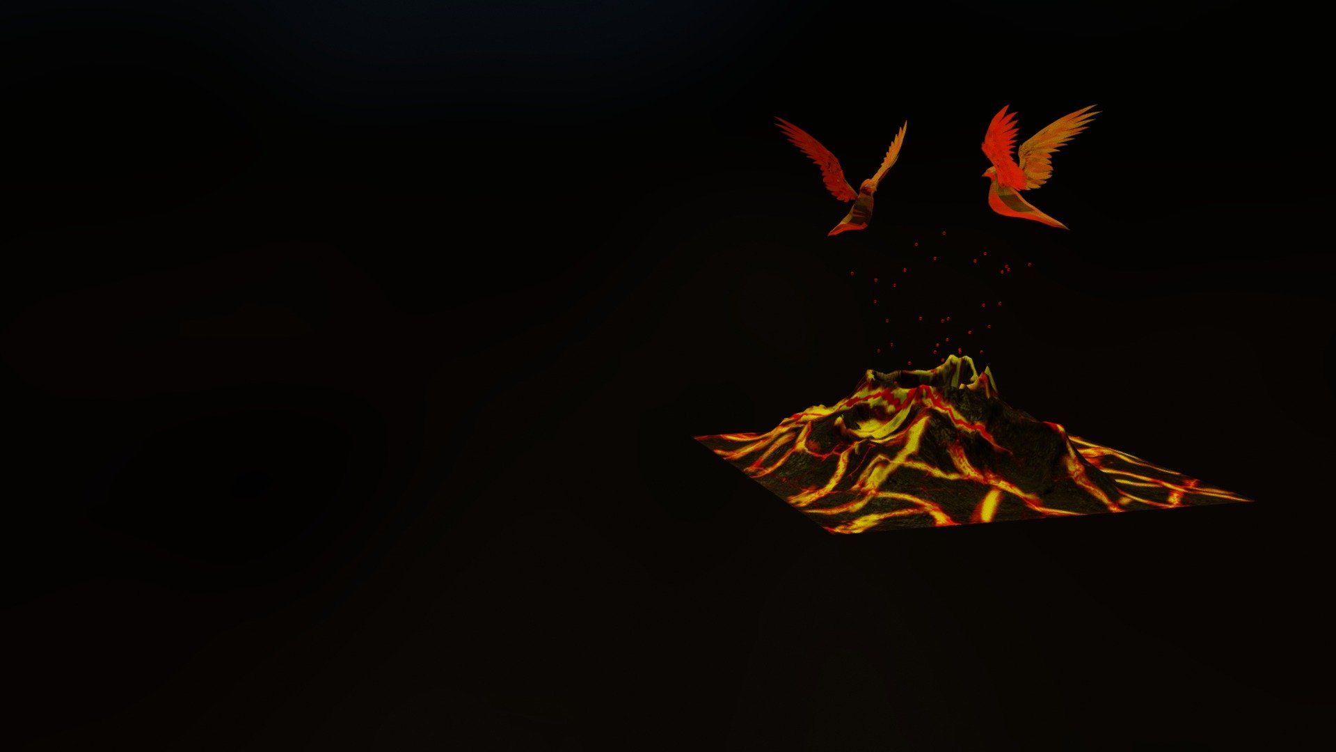 Volcano - 3D model by Ayi Pranayanda (@pranayanda1) [5bbf2e9] - Sketchfab