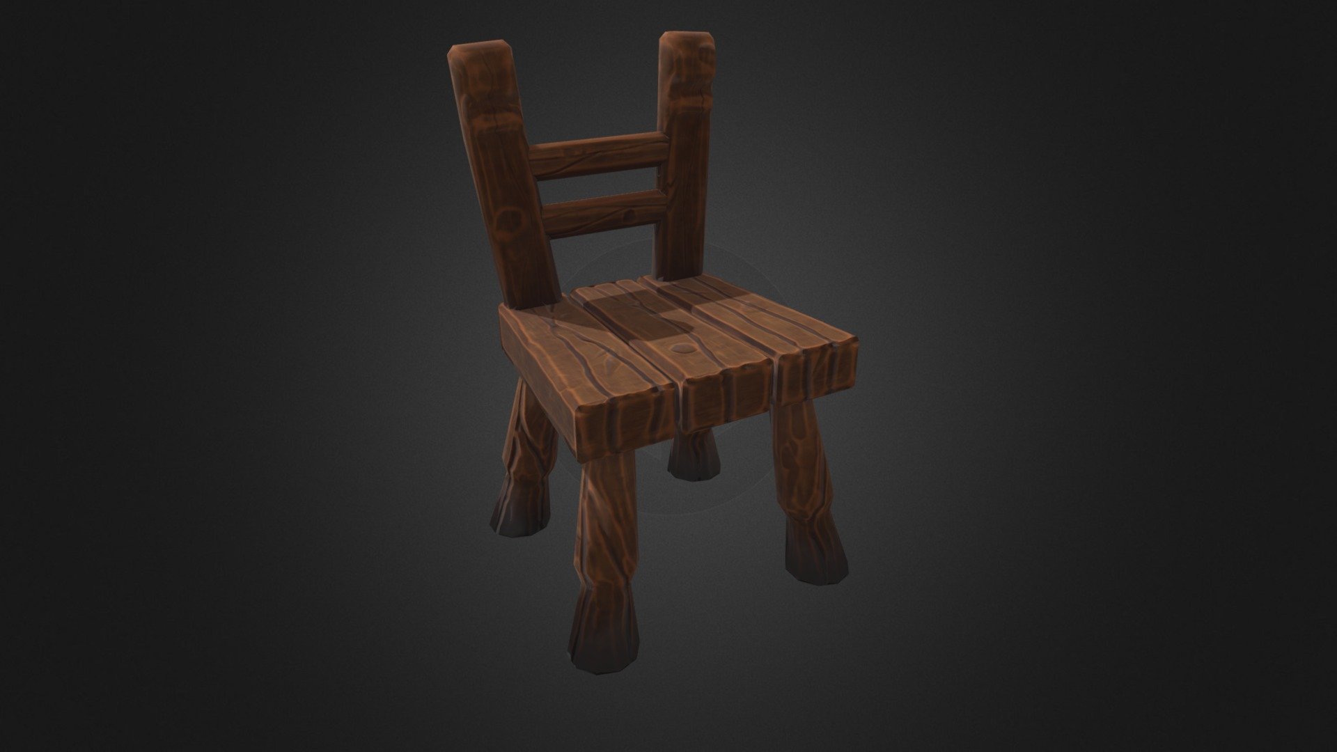 Stylized Chair - 3D model by Jelena Kotlas (@Jeleko) [5bbf304] - Sketchfab
