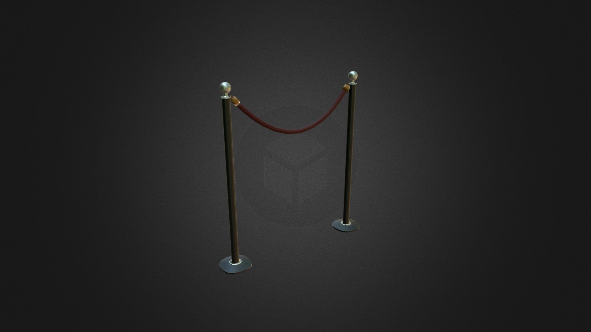 Rope Barrier - 3D model by TopazDragon117 [5bc0341] - Sketchfab