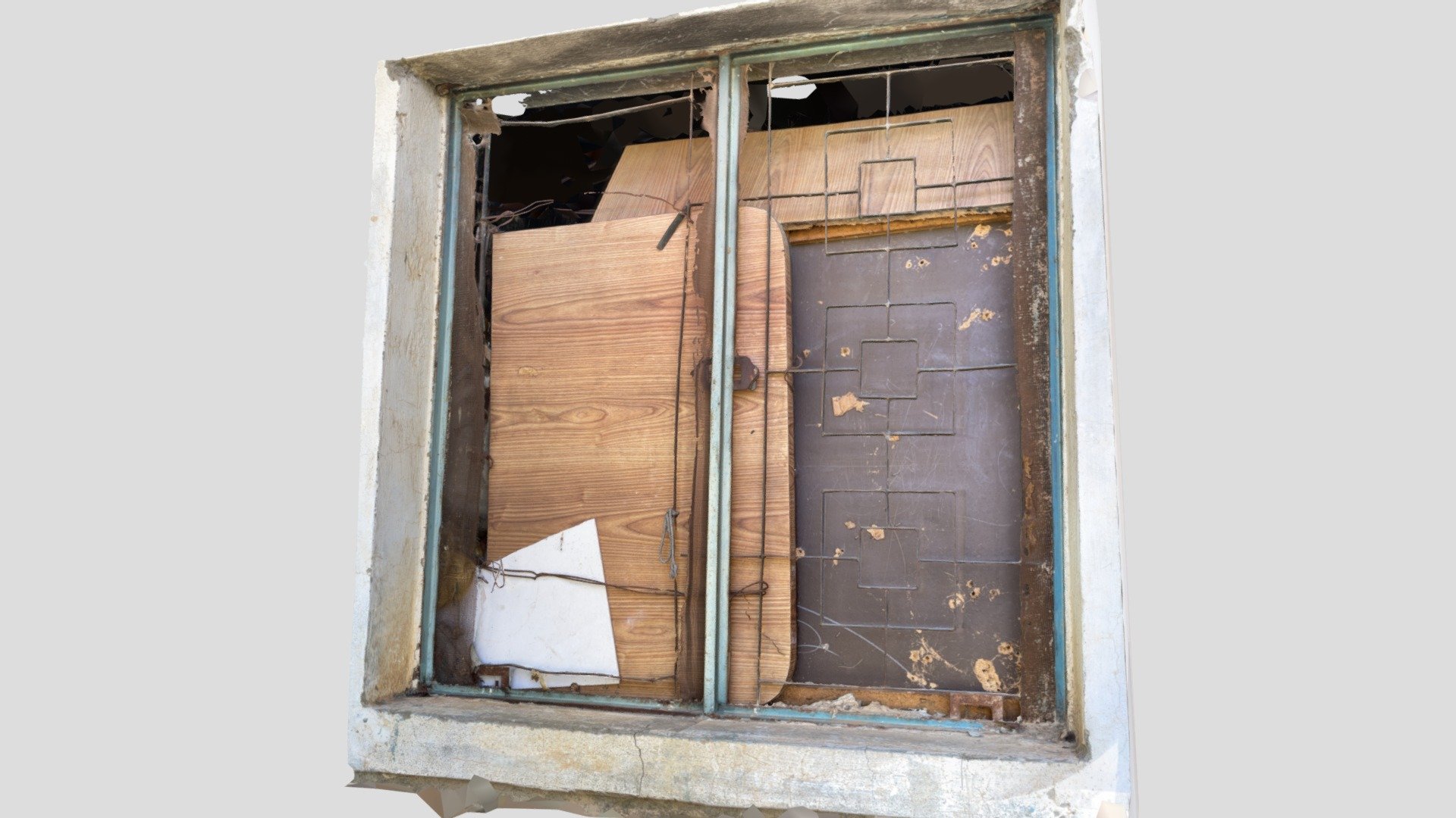 Broken Window - 3D model by Majzim [5bc1e54] - Sketchfab