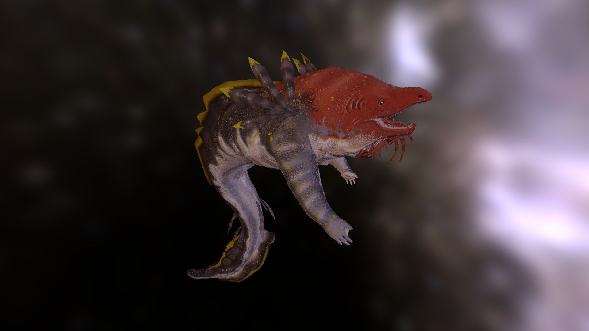 FishMonster - 3D model by tsauer0922 [5bc4be5] - Sketchfab