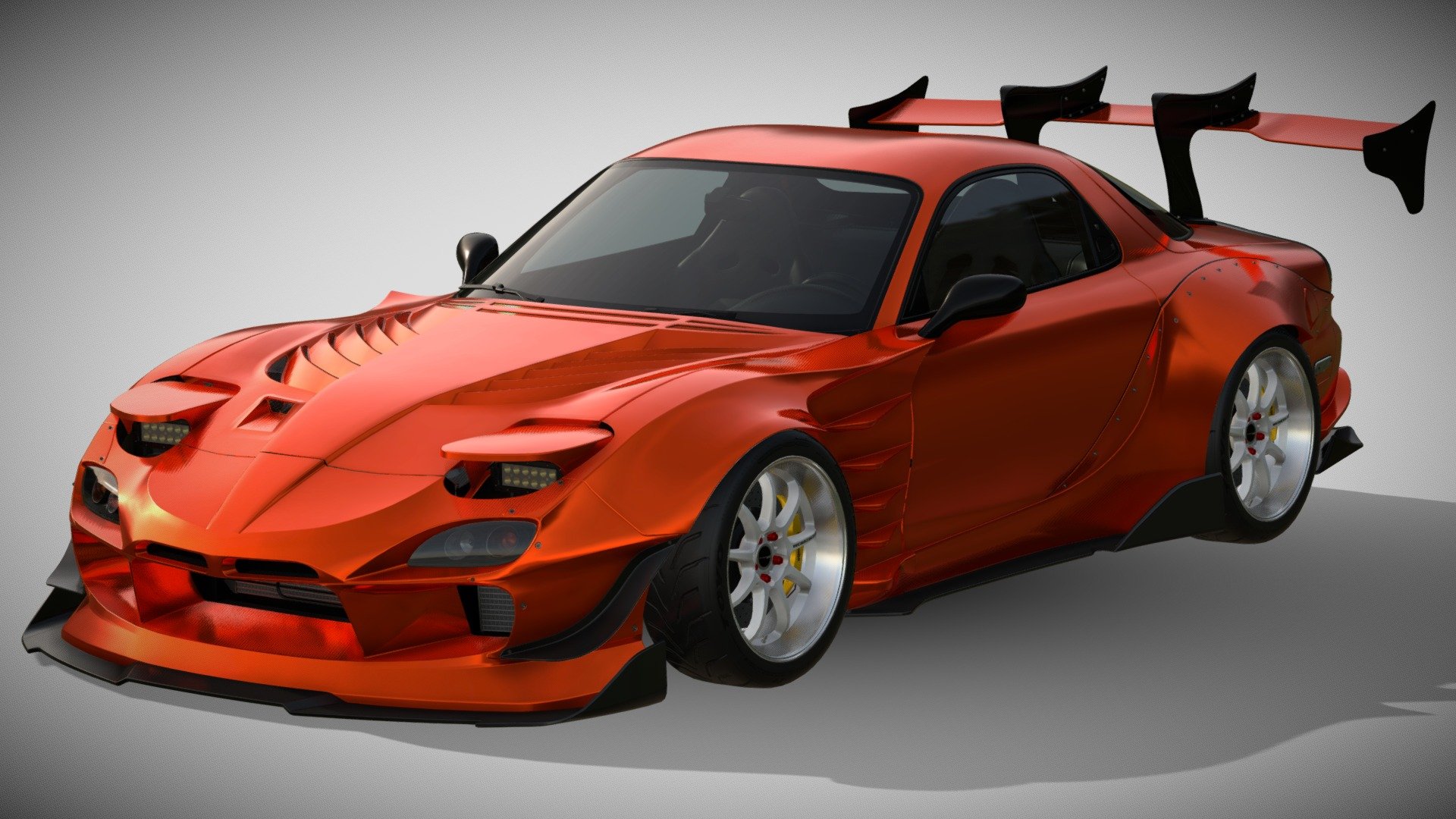 2018 BN Sports BLS FD RX7 - Download Free 3D model by Ddiaz Design ...