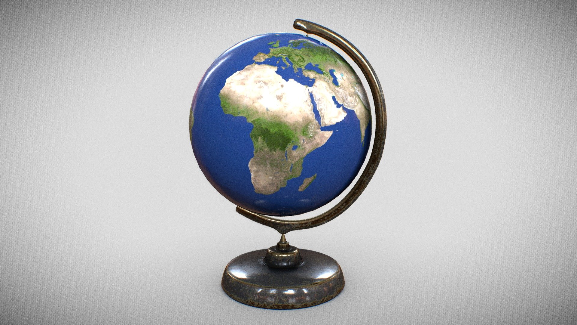 Antique Globe - Download Free 3D model by AK STUDIO (@inven2000 ...