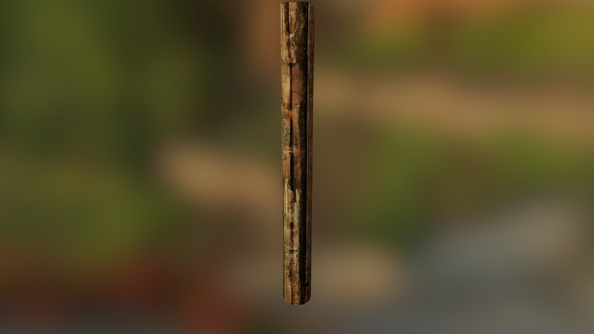 Wood_Post - 3D model by Creative Market (@creativemarket) [5bc9018 ...