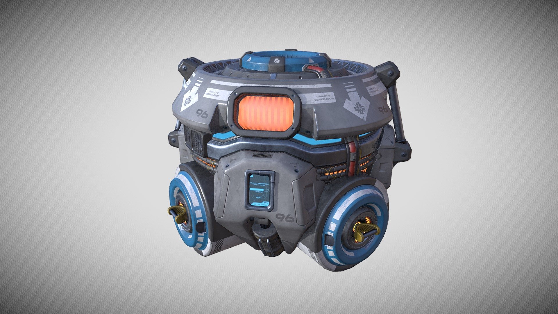 Gravity Generator - 3D model by OleksandrRogovskyi [5bc9b41] - Sketchfab