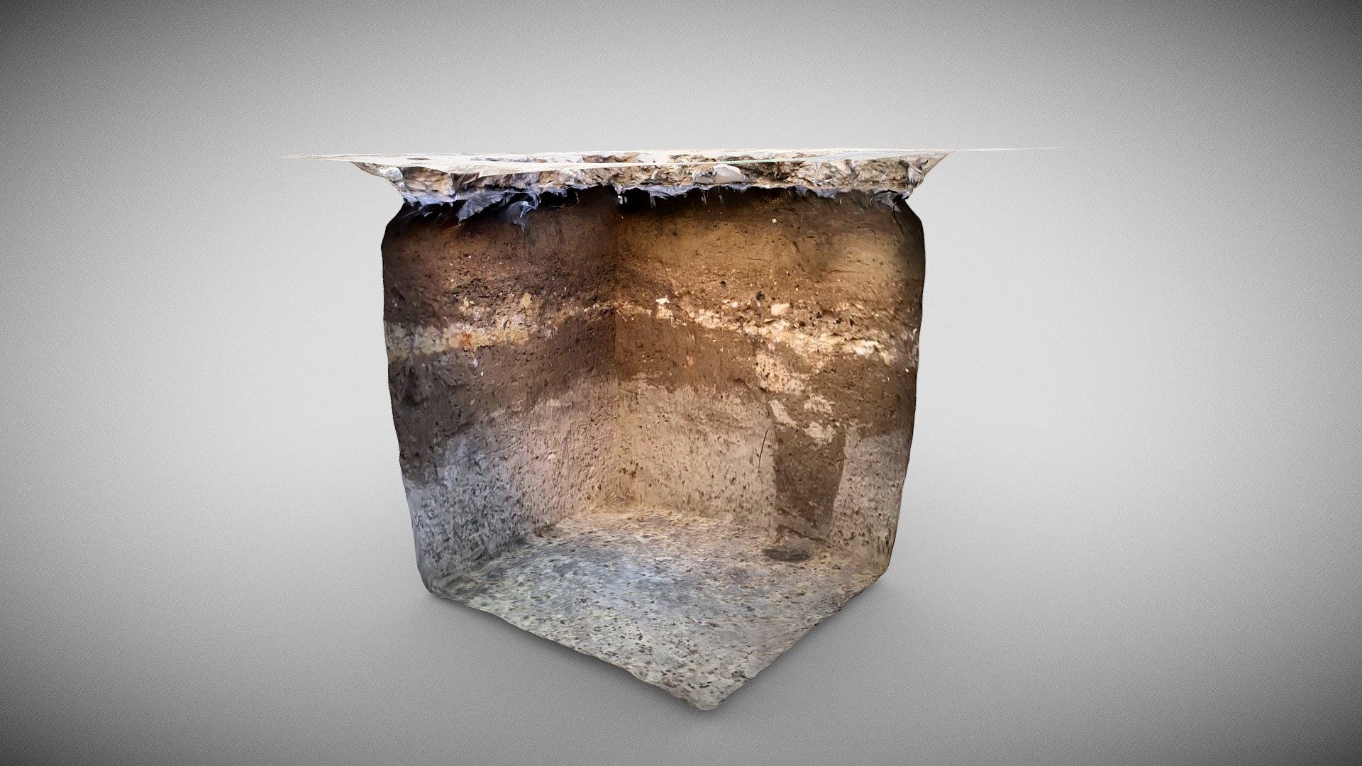 Test Pit with Post Hole - Parramatta - 3D model by JMGillen ...
