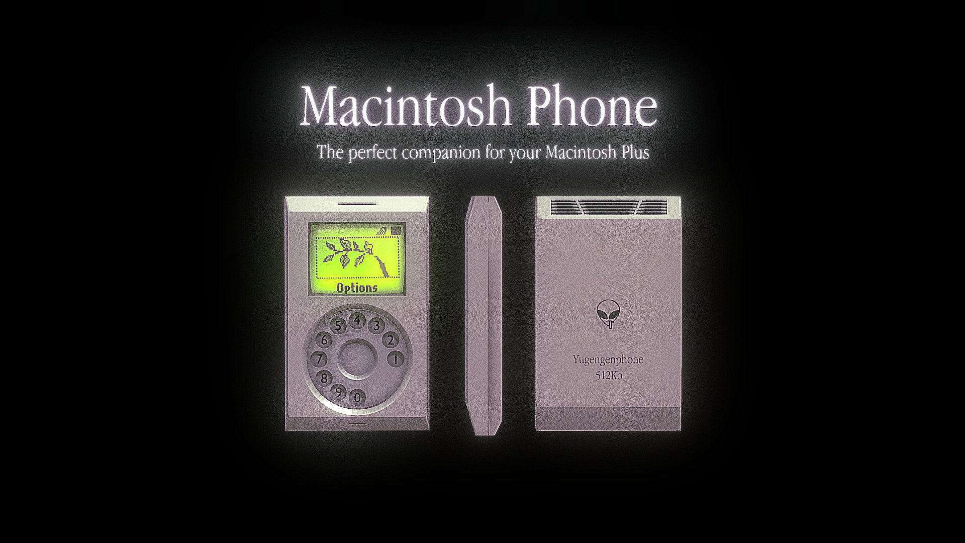 Macintosh Analog Phone - 3D model by yugengen [5bcd30e] - Sketchfab