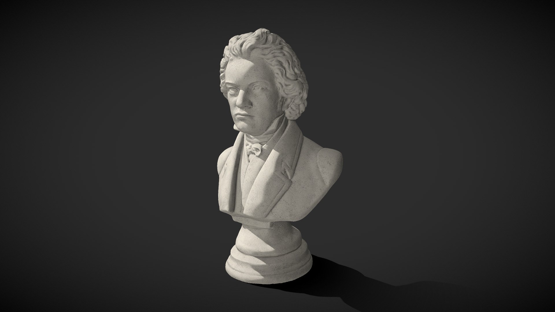 Photogrametry Beethoven statue - Hipoly - Buy Royalty Free 3D model by ...