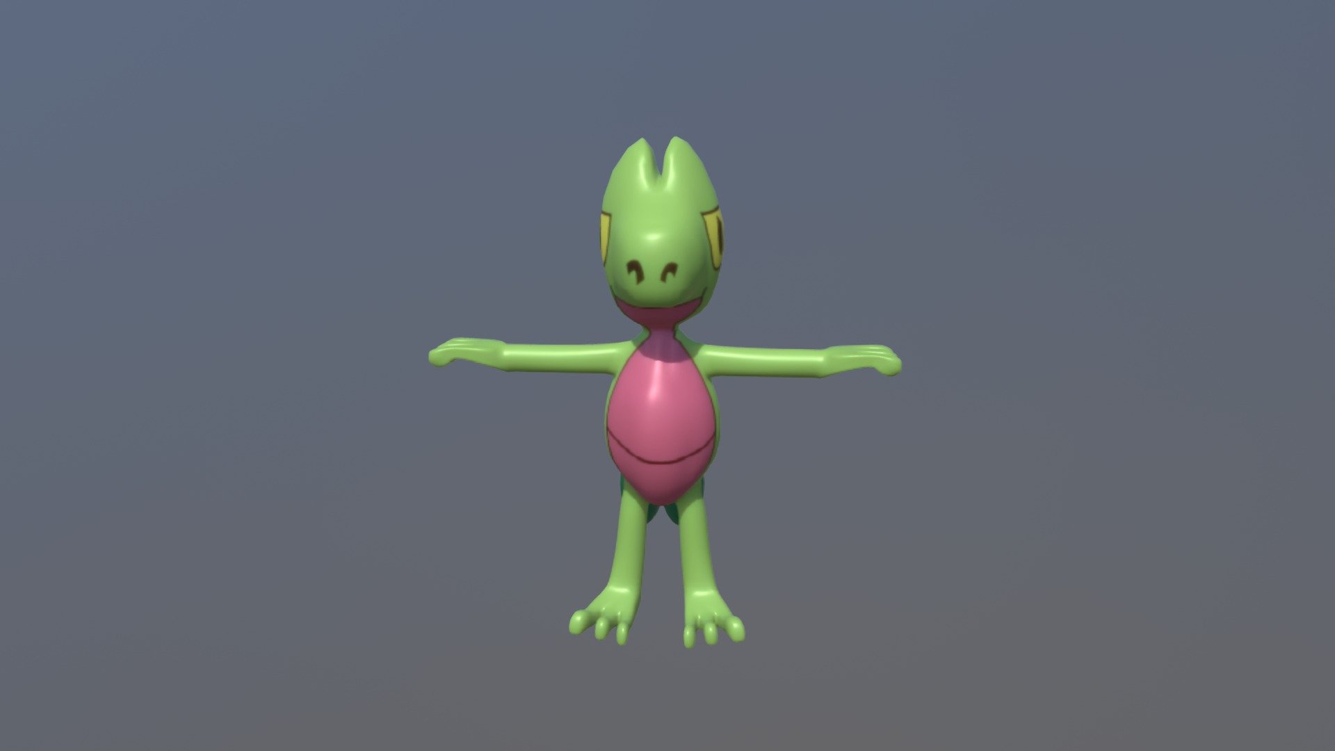 Treecko - 3D model by Master (@javier_maestro) [5bcde50] - Sketchfab