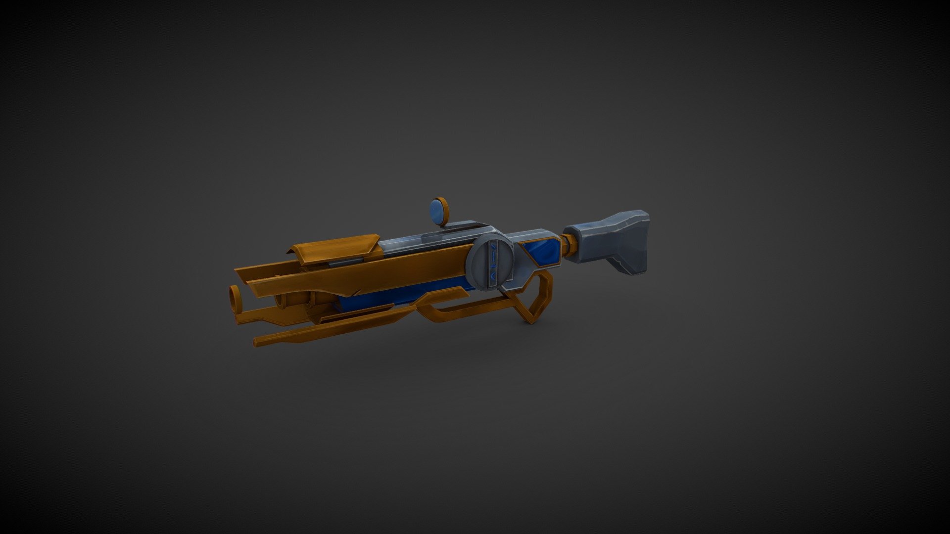 Sci-Fi Hextech Weapon - 3D model by garistyn [5bcdfd1] - Sketchfab
