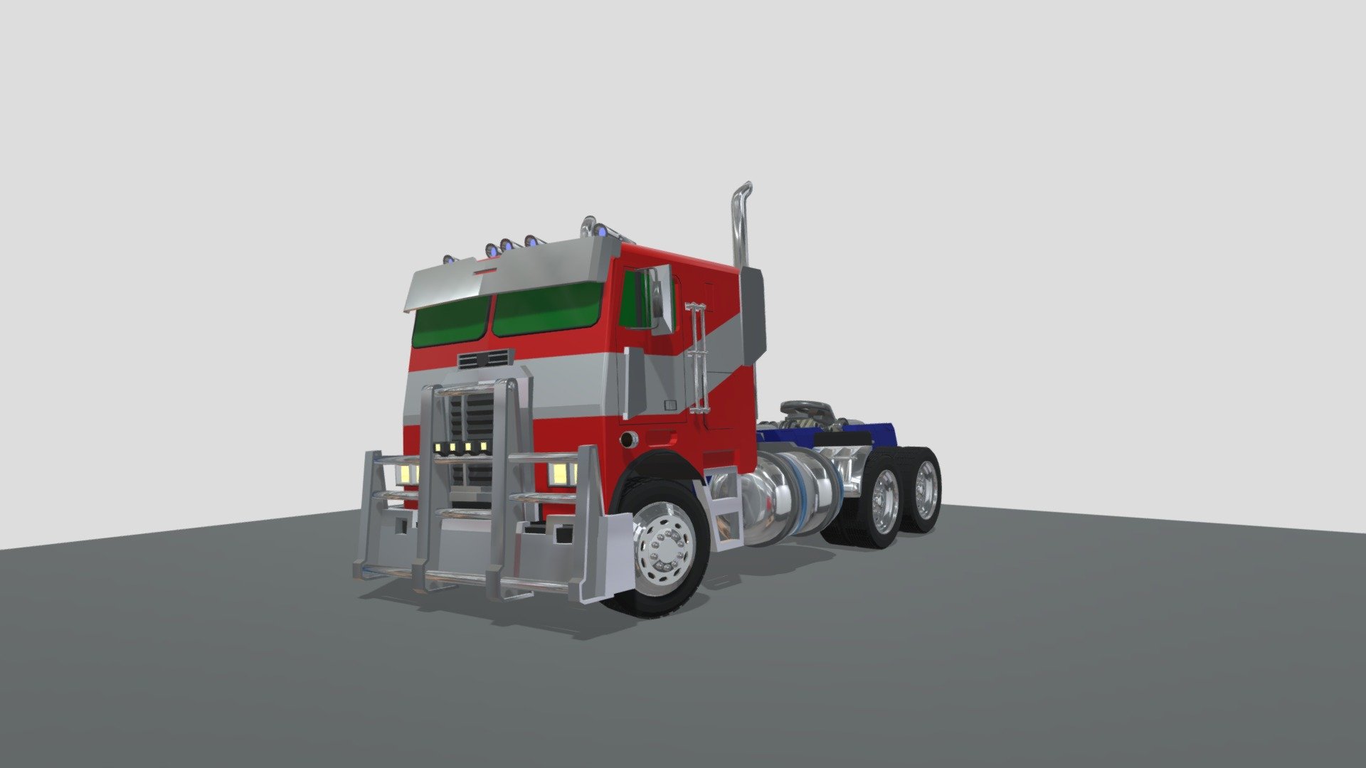 1984 Freightliner FL86 Cab (Updated) - Download Free 3D model by ...
