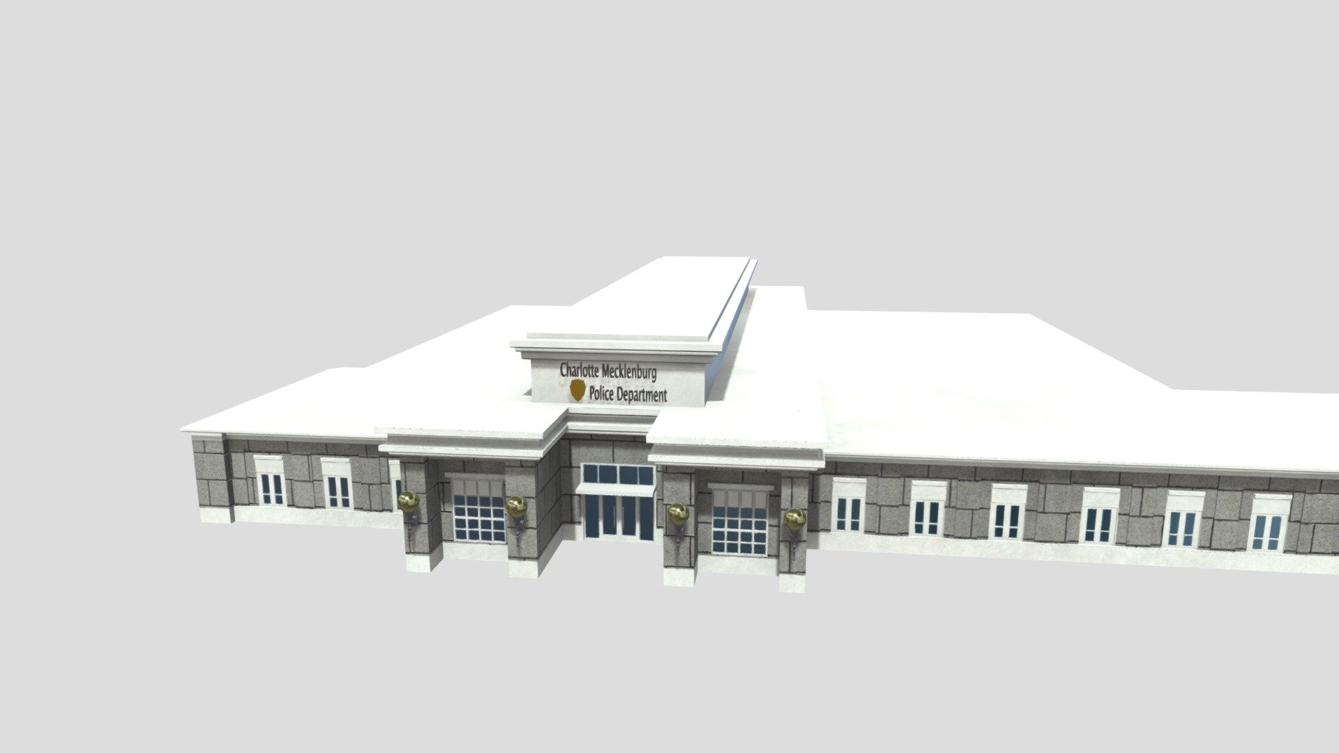 Charlotte Mecklenburg Police Department - 3D model by Mattias G ...