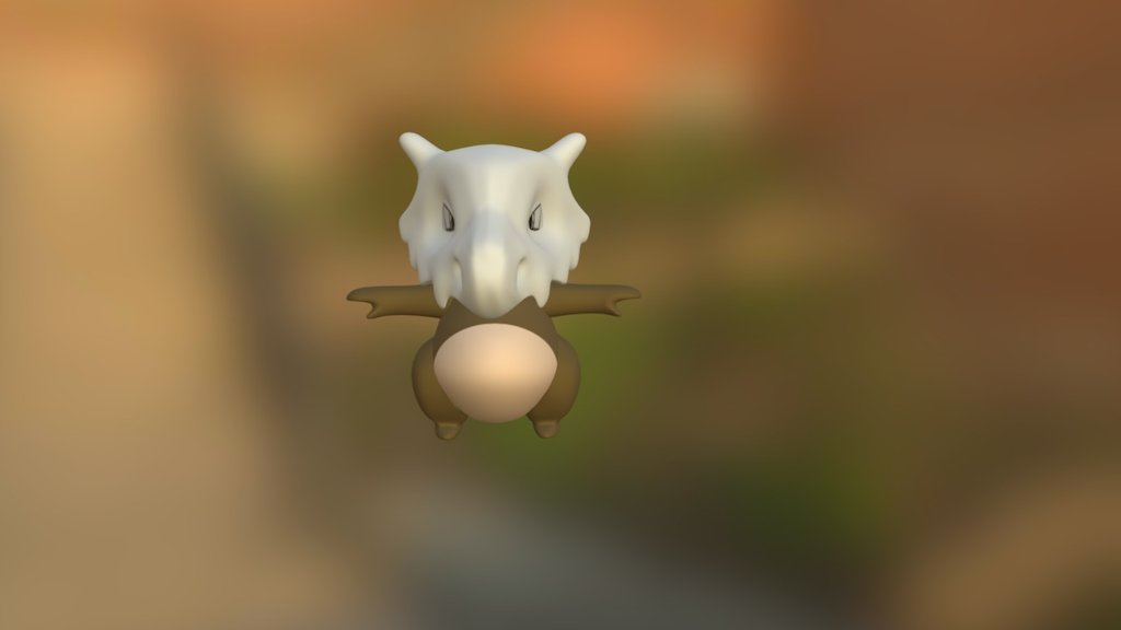Cubone - 3D model by Gurvan [5bd22f7] - Sketchfab