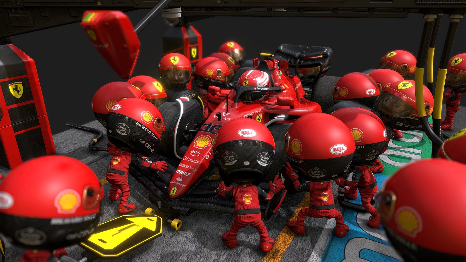 Charles..BOX BOX..pitstop toy style - 3D model by giobiancoFB [5bd54d5 ...