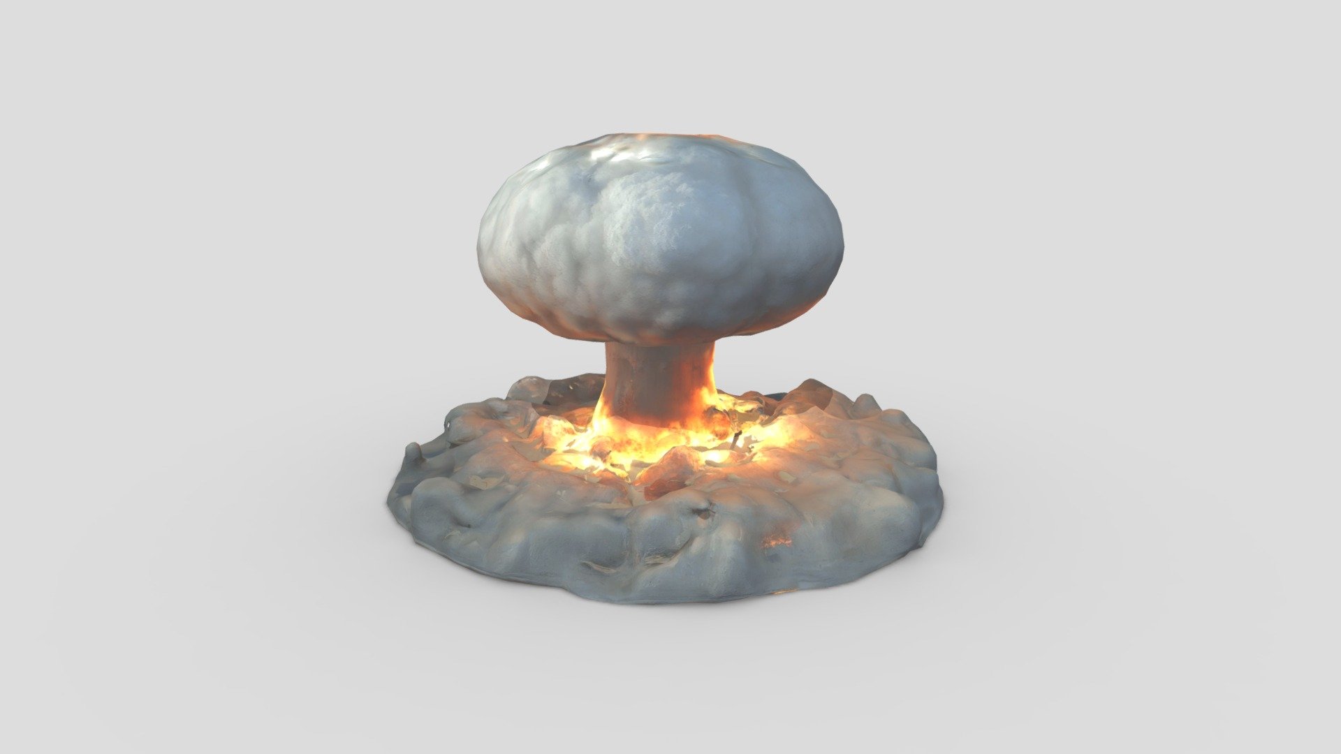Nuclear Explosion - Buy Royalty Free 3D model by plaggy [5bd5eda ...