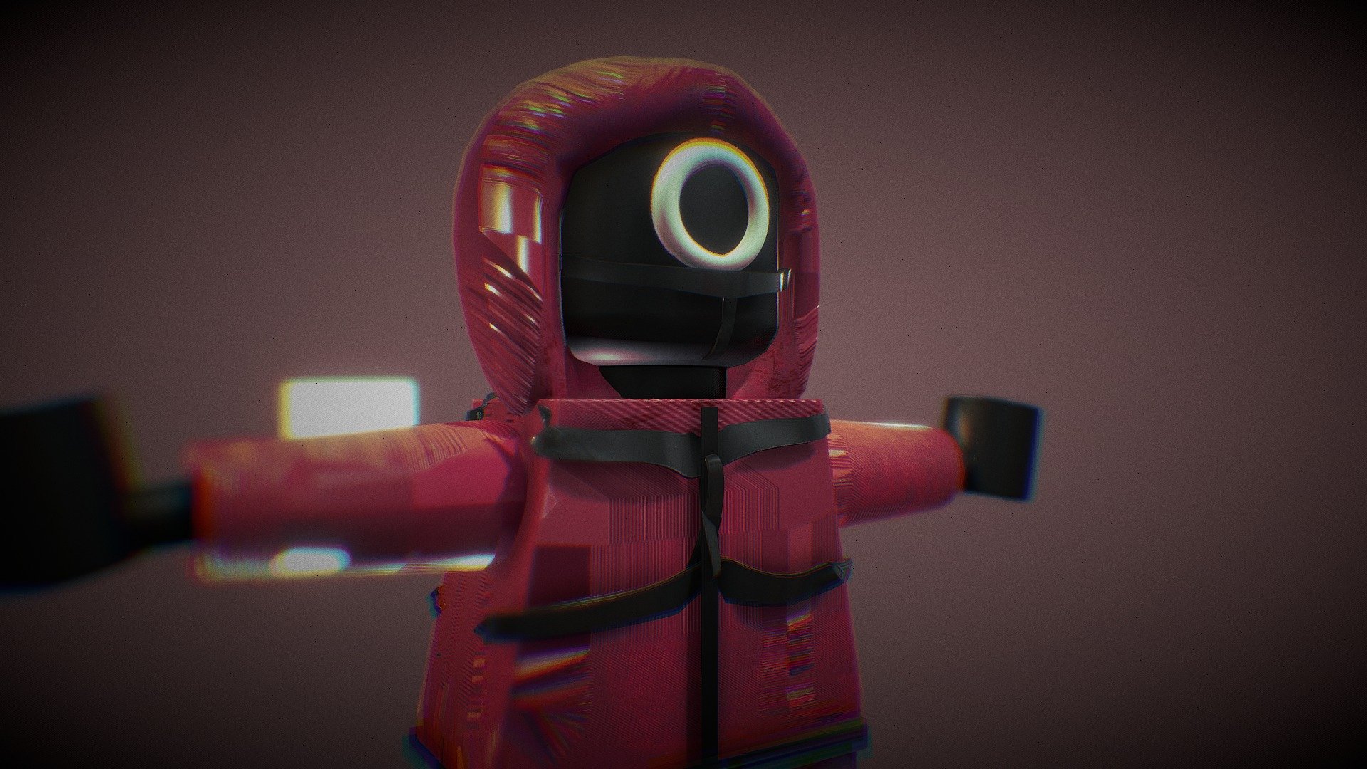 Squid Game Lego Guard rigged fully textured - Download Free 3D model by ...