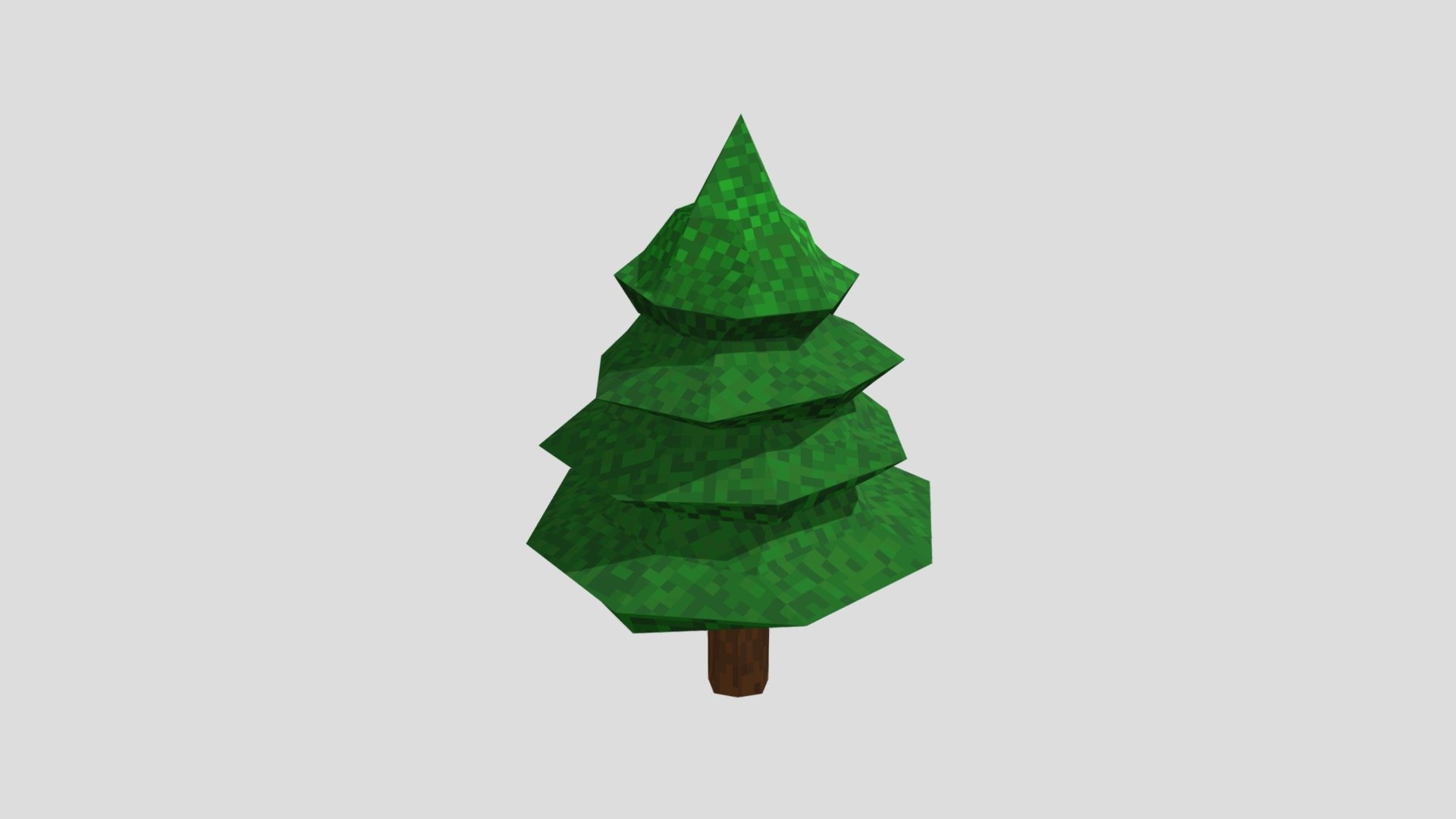 Low poly pixel tree - Download Free 3D model by Mikito11 [5bd6369 ...
