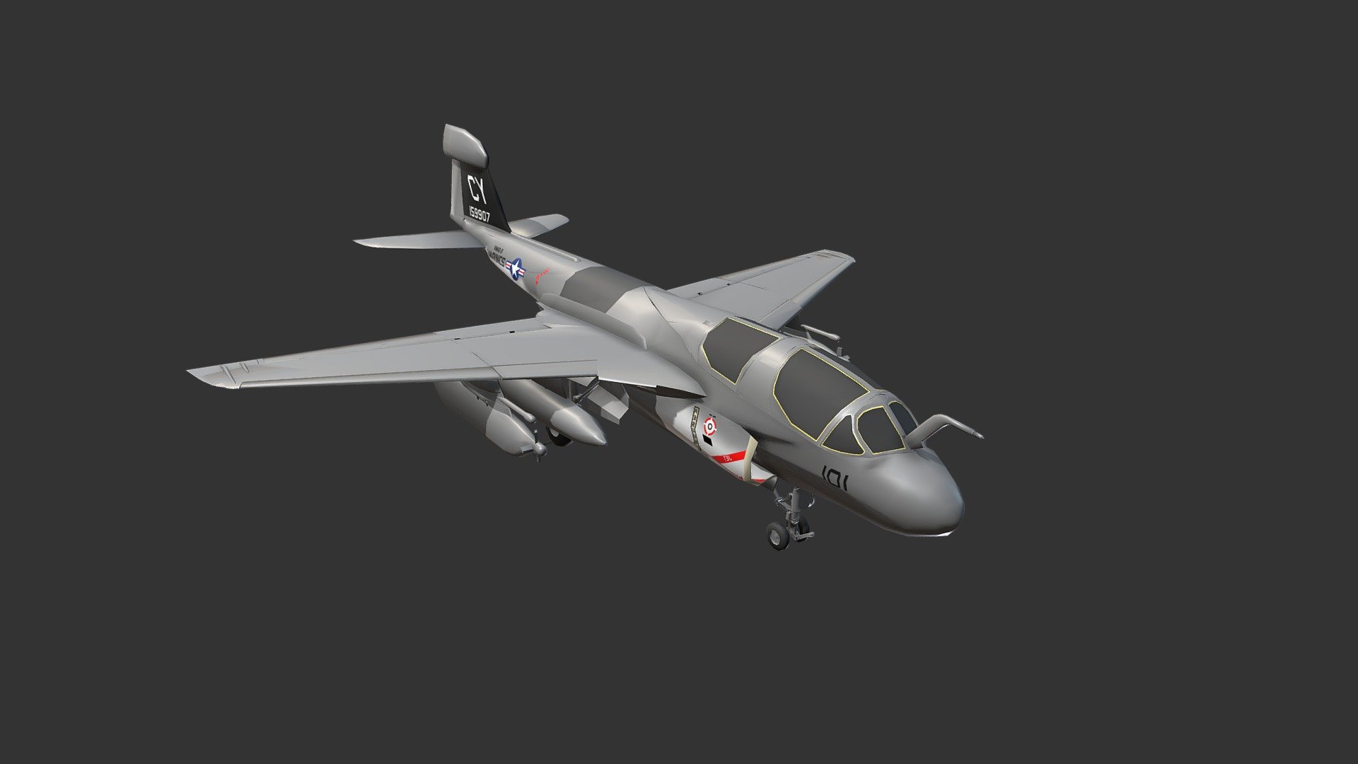 EA 6B - Buy Royalty Free 3D model by 3djobteam [5bd99b7] - Sketchfab Store