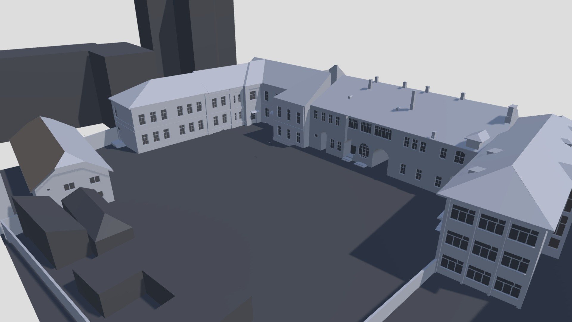 Scoala Simion Barnutiu - Releveu - Download Free 3D model by Radu ...