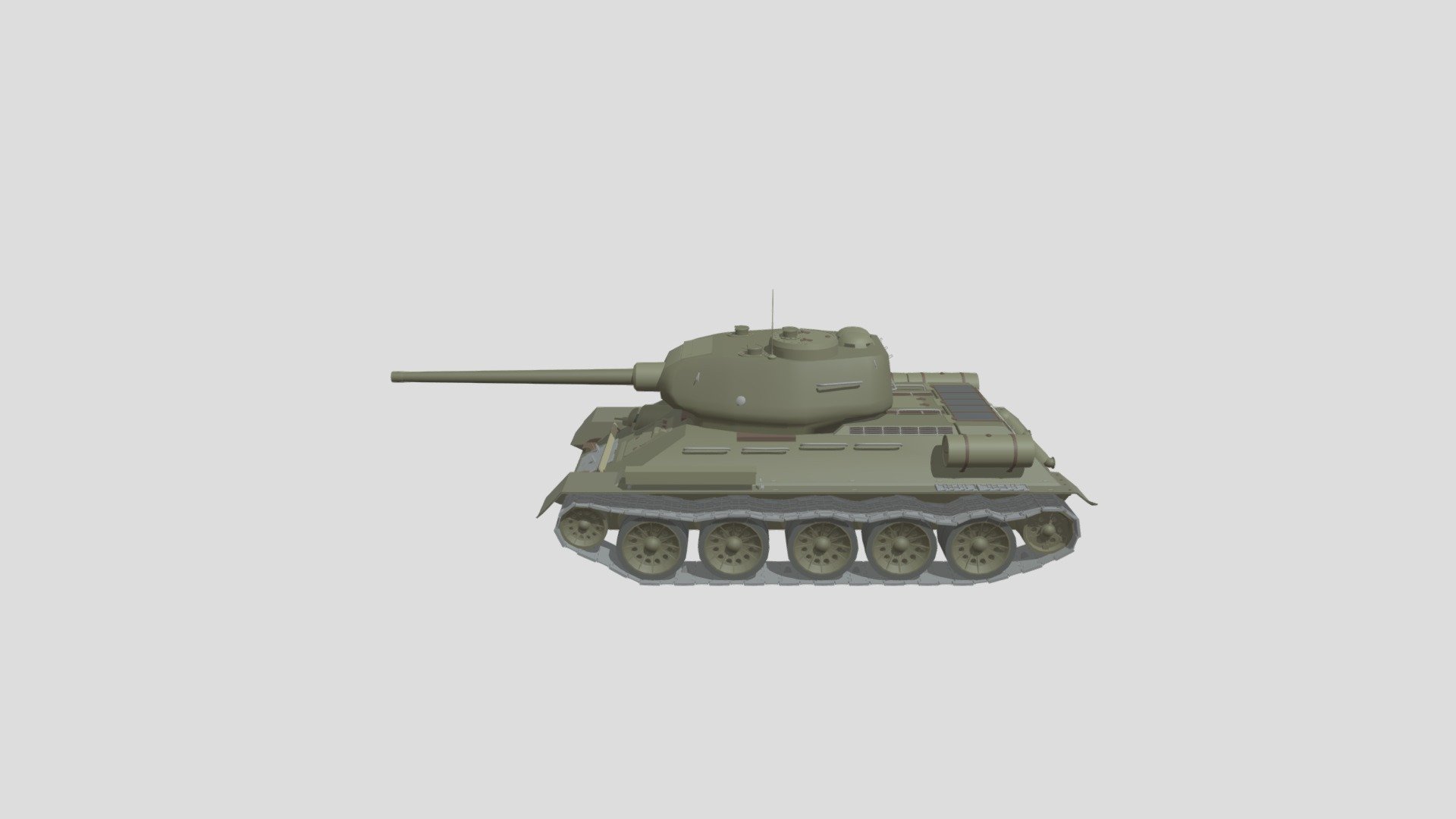 t-34-85-draft - 3D model by Mihclapko [5bda67d] - Sketchfab