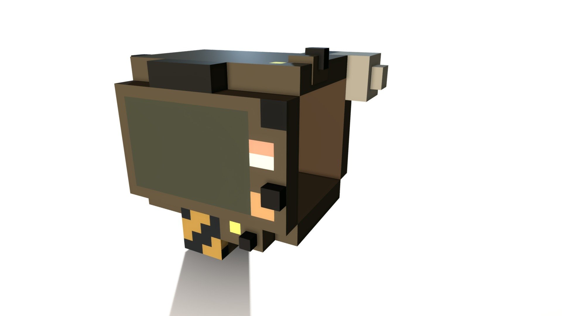 Pip-Boy 3000 Mark 4 Blockbench Model - Download Free 3D model by ...