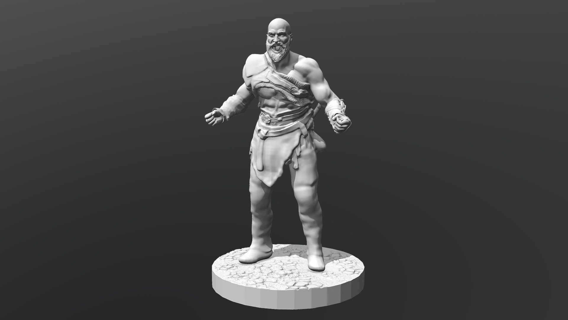 Kratos for 3D Printing - Premium - 3D model by One-Man (@oneman12 ...