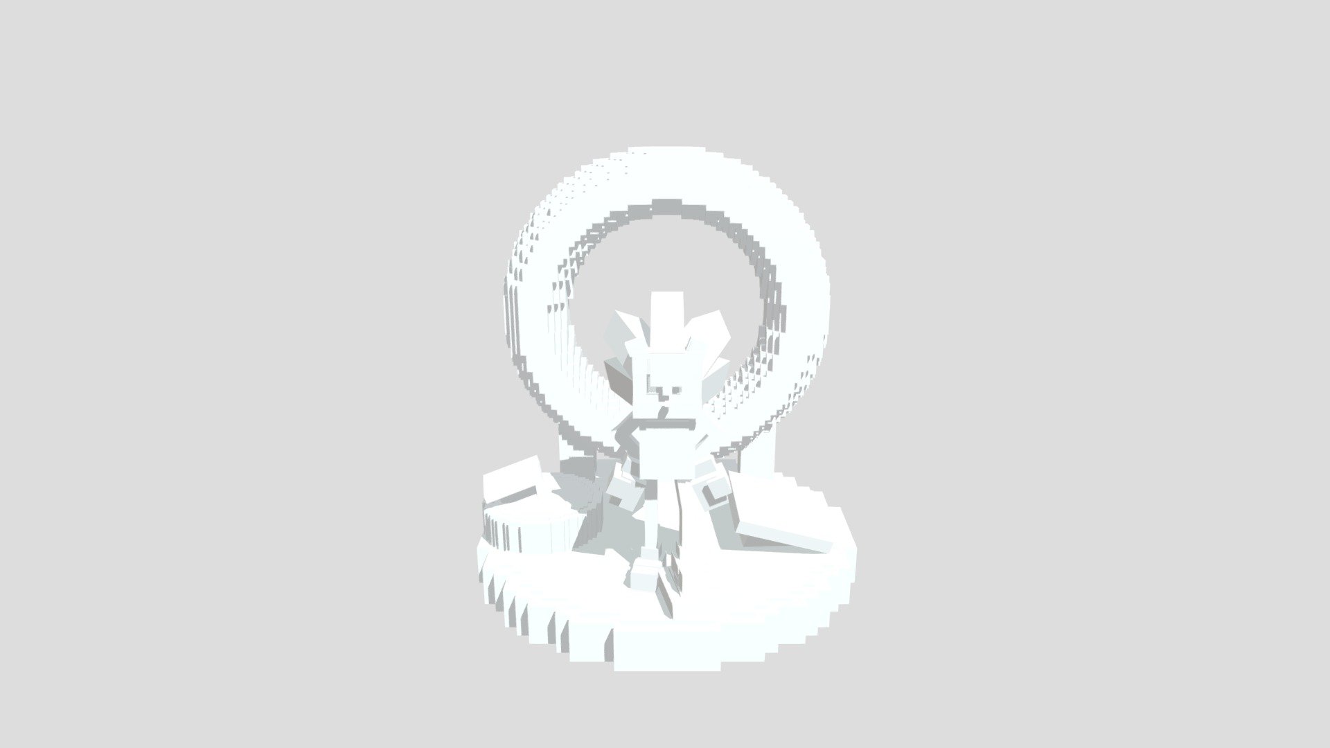 Minecraft Sonic Statue - 3D model by P3p33 (@_M_P3p3_) [5bdc191 ...