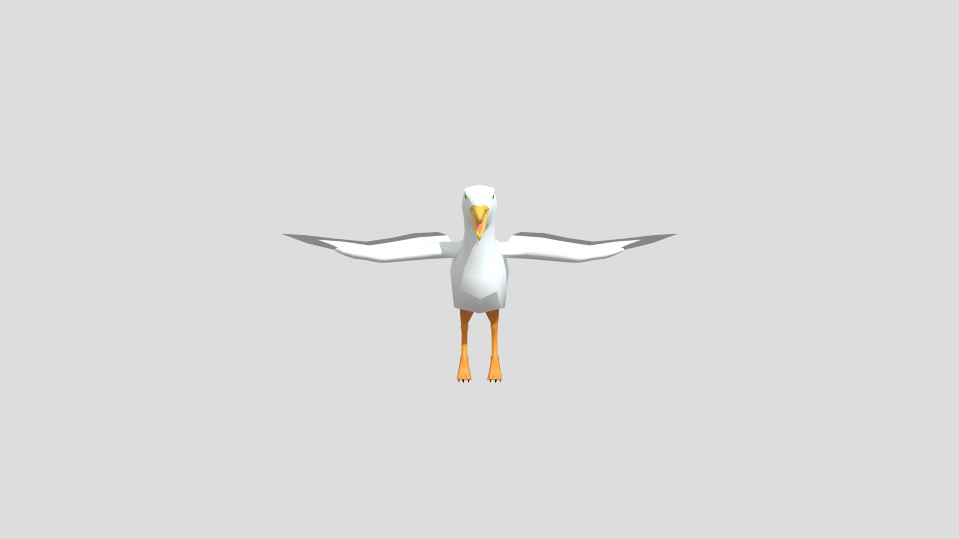Seagull - Download Free 3D model by Akinremi [5bde6f1] - Sketchfab