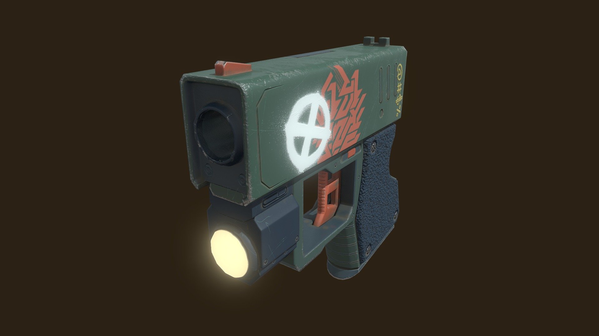 Gun For Textering - Download Free 3D model by ilinart1 [5be0c44 ...