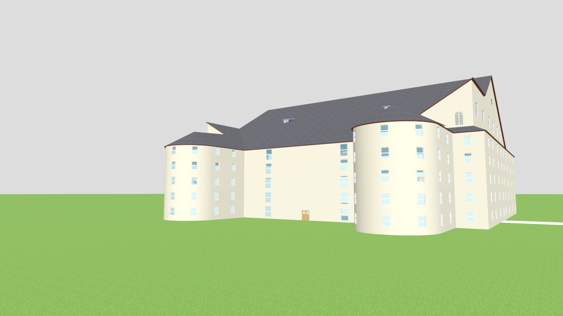 Mansion House - Download Free 3D model by jorgebaby (@jorgebaby160 ...