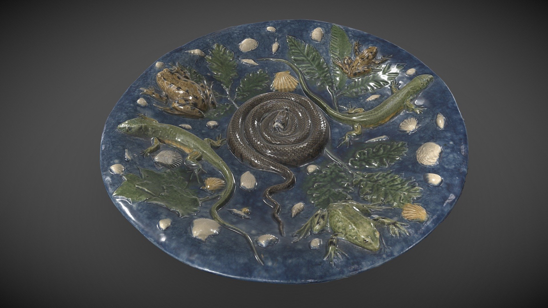 Plat néo-palisséen - Download Free 3D model by Alienor.org, Conseil des musées (@alienor.org ...
