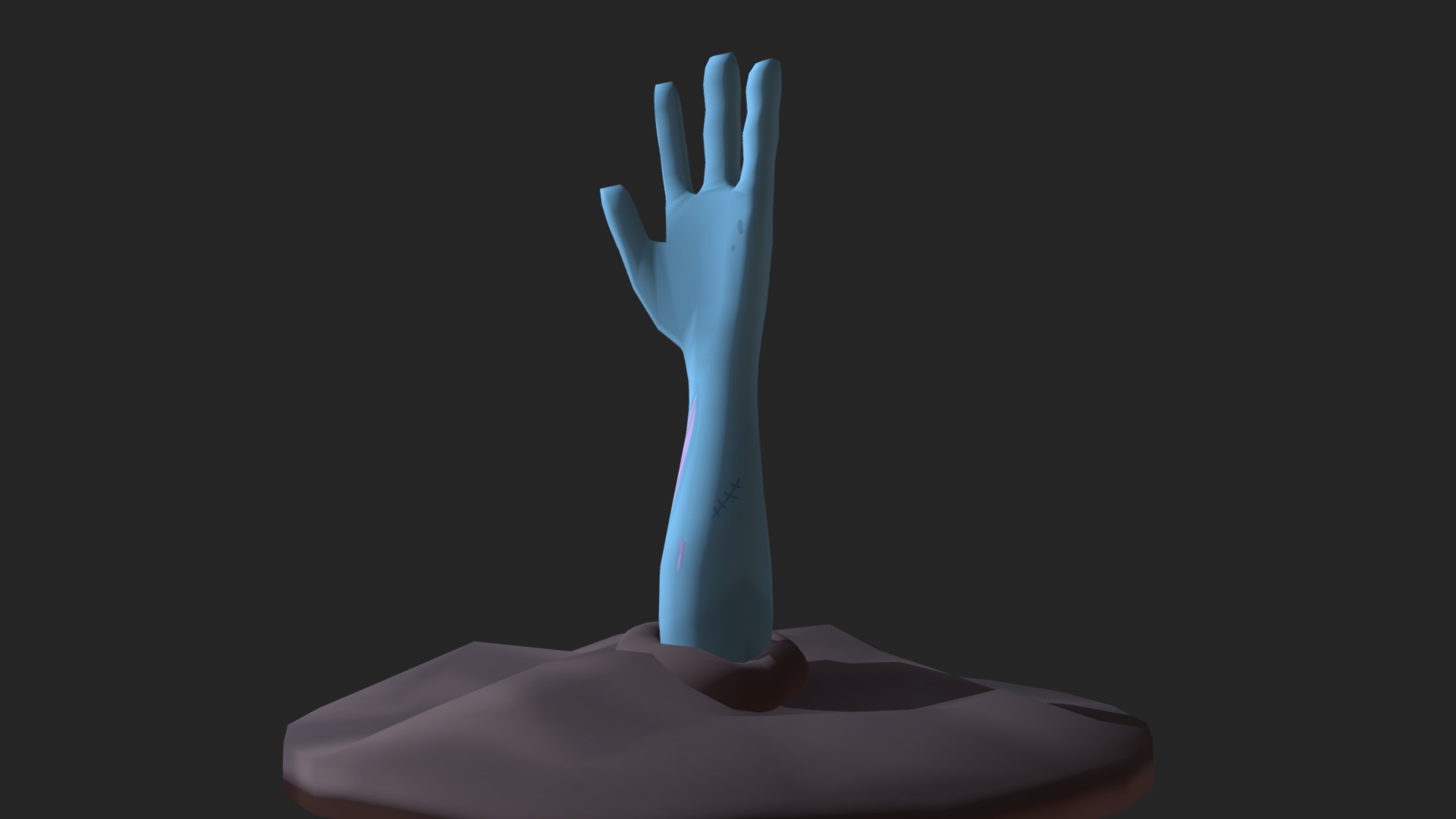 Zombie Hand - Download Free 3D model by Nico Caraballo - theniloart ...