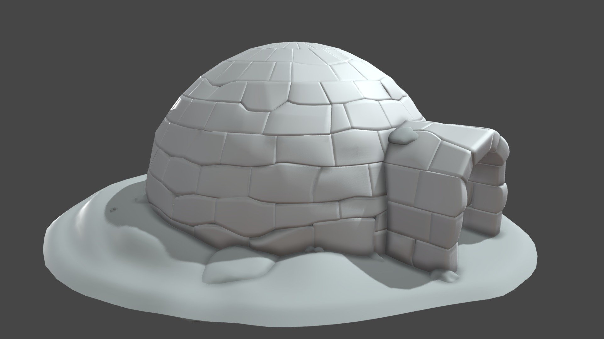 igloo - Buy Royalty Free 3D model by ostrich (@gohean33) [5be5f14] - Sketchfab Store