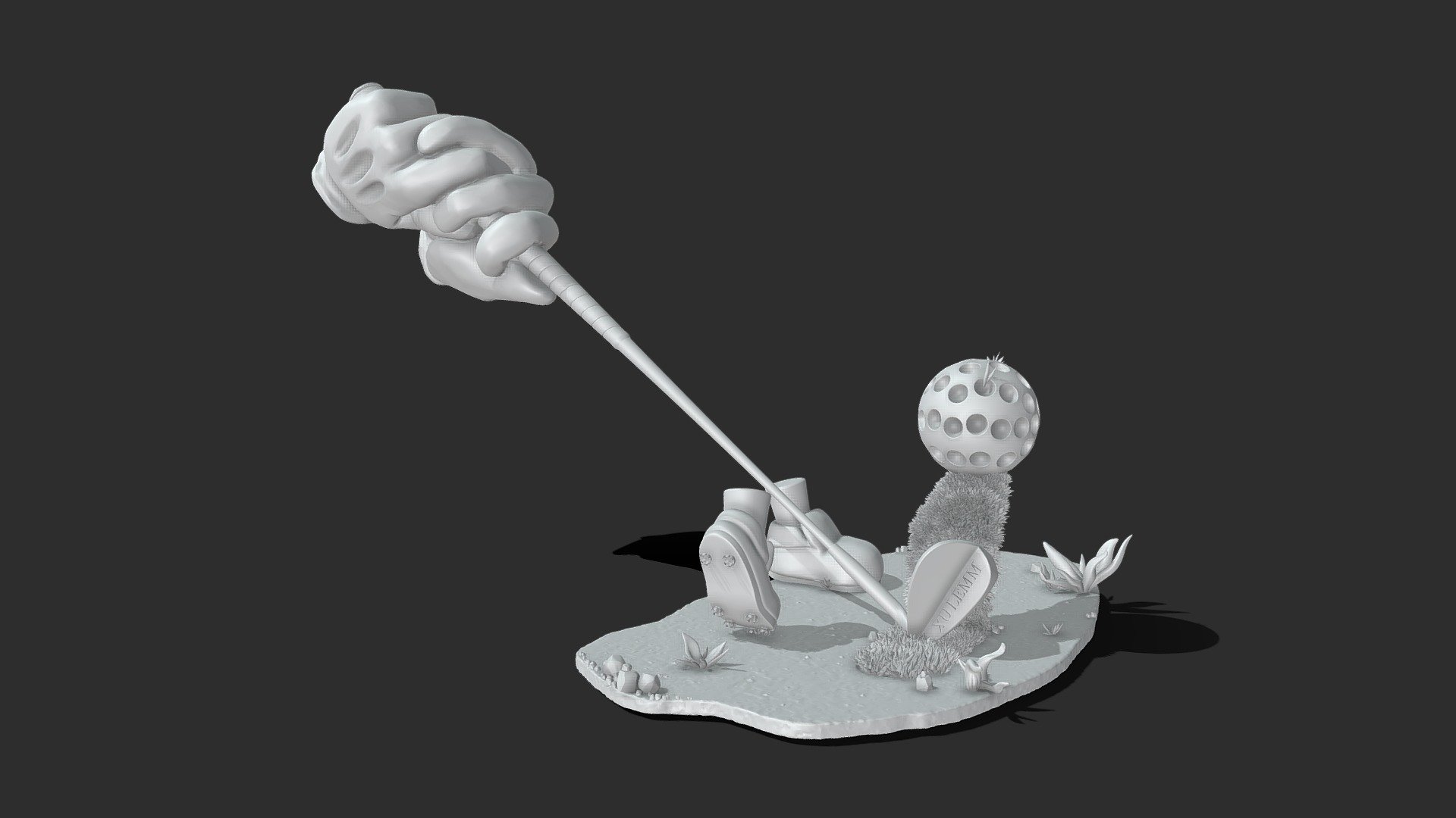 Golf Shot-Perfect Your Swing in Virtual Reality - 3D model by ...