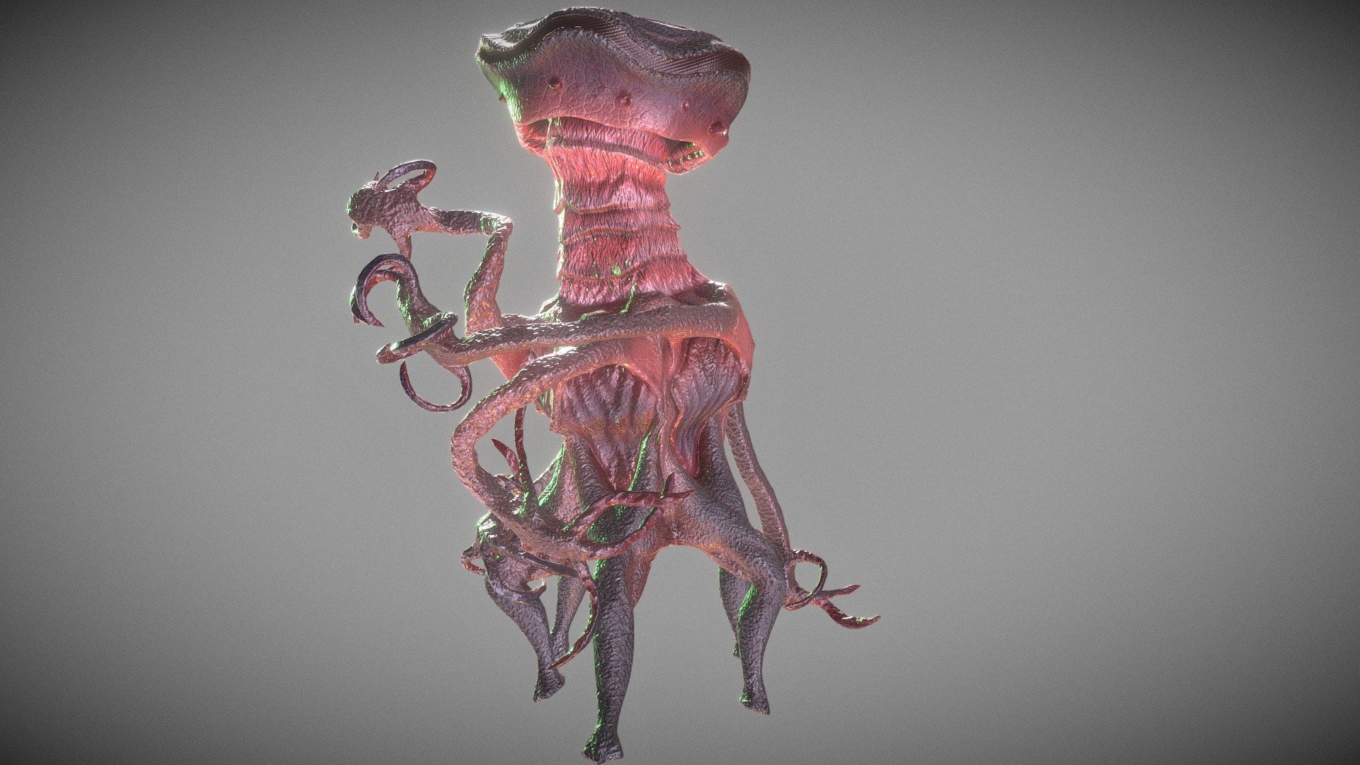 Heptopod inhabitant of carcosa (WIP) - 3D model by Kim Niemann (@kimn ...