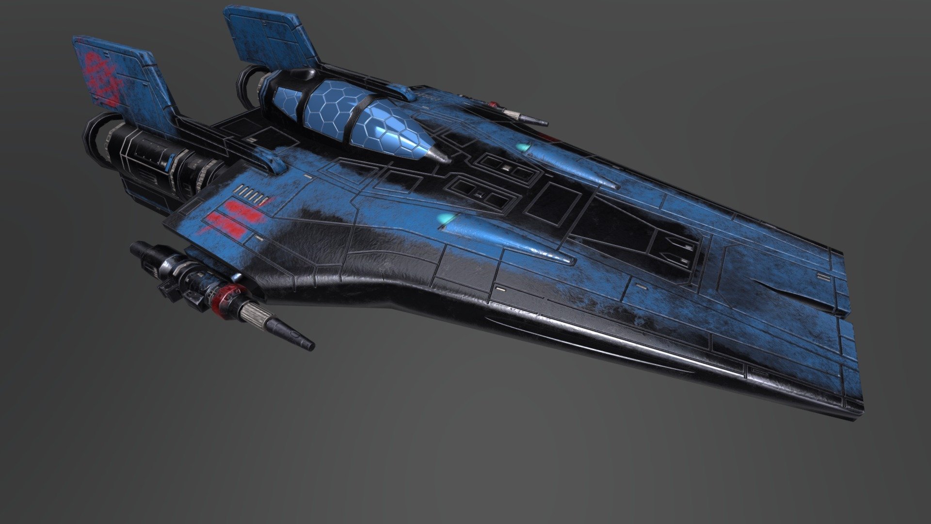 A-Wing - 3D model by Yissus [5be979d] - Sketchfab