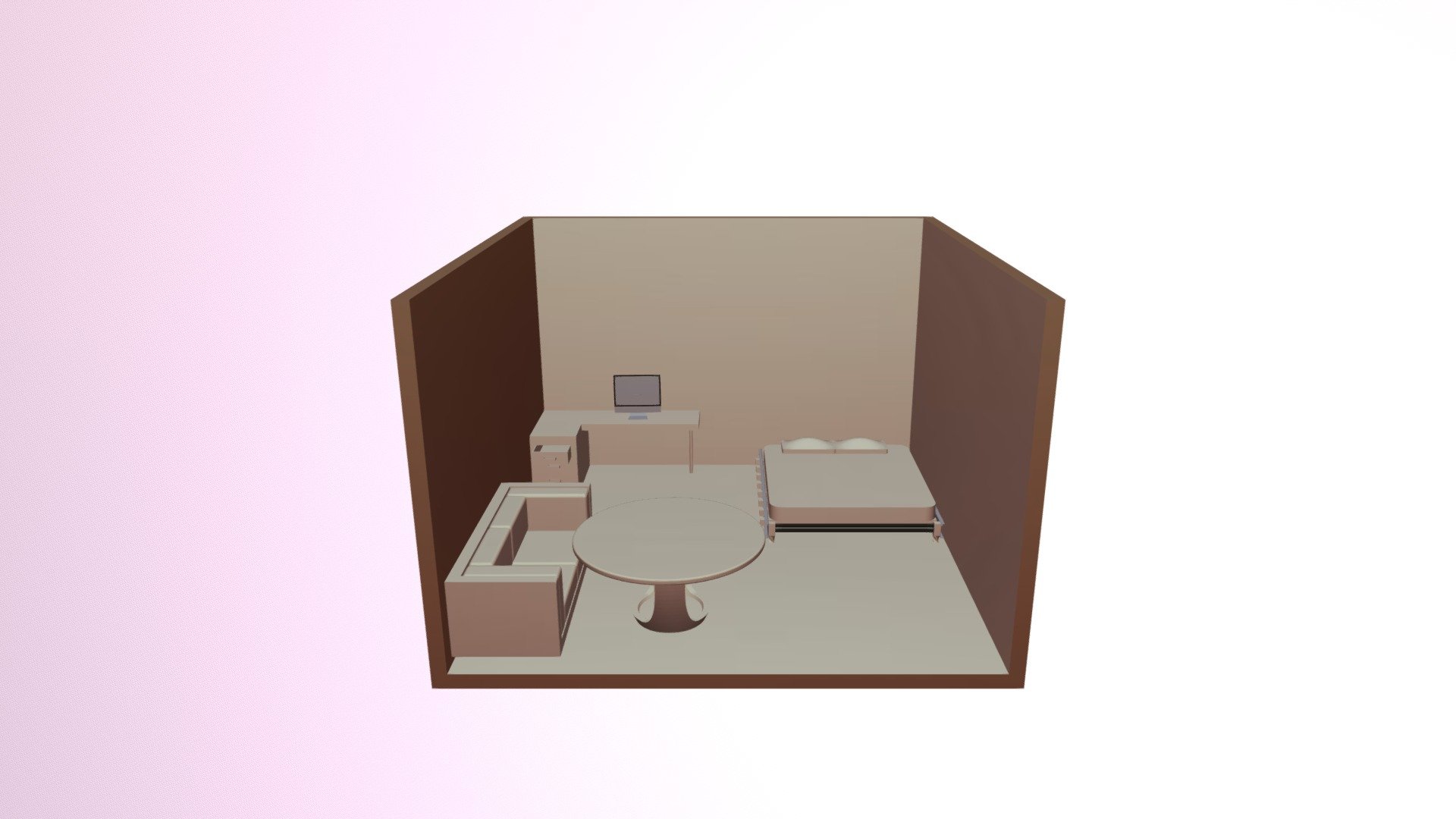 Room Project - 3D model by ethanheimler [5be9e68] - Sketchfab
