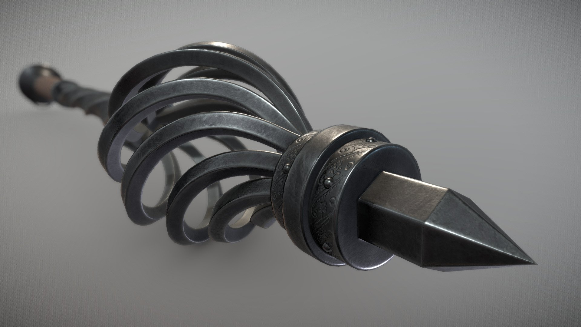Bludgeon Mace - 3D model by Simon Thomas Ketels (@simonketels) [5bea1d8 ...