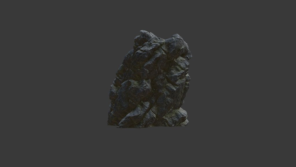 Forest Cliff Rock - 3D model by AlenV [5bea3c4] - Sketchfab