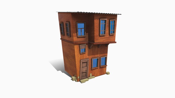 Cartoon-house 3D models - Sketchfab