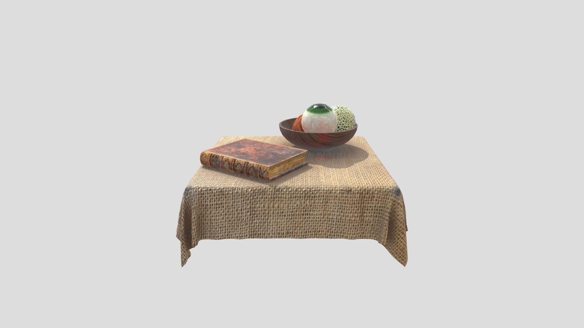 Old table with various textures - 3D model by dmarinchima [5bec2e0 ...